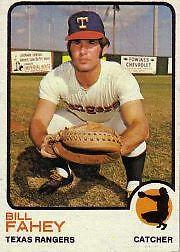 1973 Topps #186 Bill Fahey Stock Photo. Condition of the actual Card ...