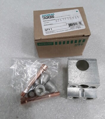 TA3K500 SIEMENS WIRE CONNECTOR LUG 1/0 500MCM 3 WIRE NEW | eBay