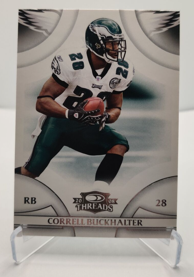 2008 Donruss Threads Correll Buckhalter Philadelphia Eagles #32 ...