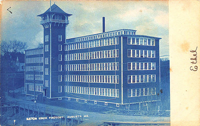 Augusta ME Eaton Shoe Factory RPPC Postcard | eBay