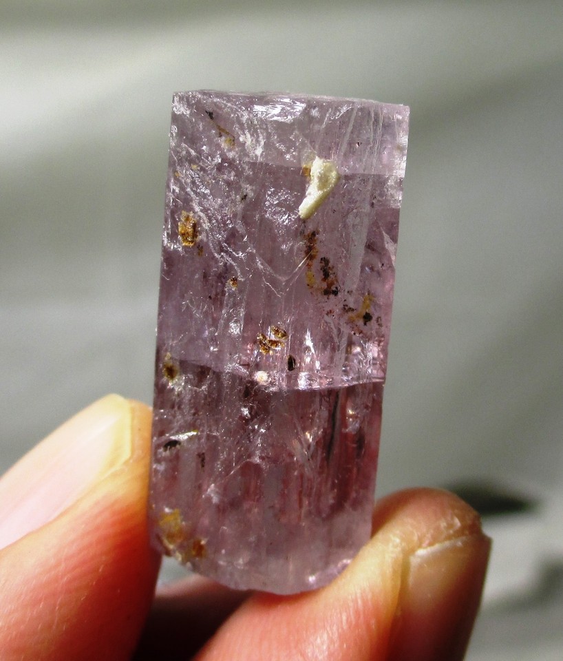 2.5 cm Fluorapatite crystal - Bahia, Brazil - Apatite purple | eBay