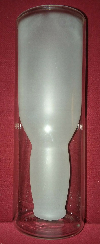 Highwave Australian Beer Inverted Frosted Bottle Clear Double Wall ...