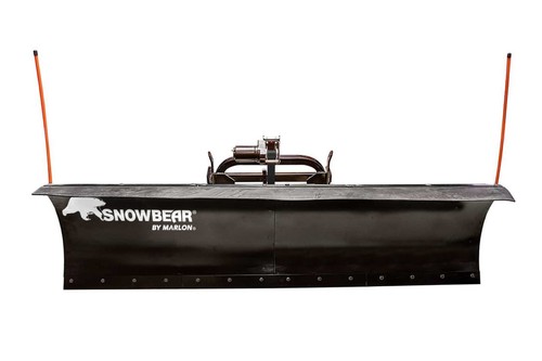 Ford SnowBear 88" x 26" Universal Mount T-Frame Snow Plow Kit w/ Winch ...