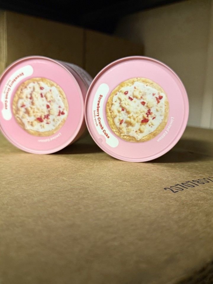 2 Pack Dove Crumbl Edition Body Scrub Set Strawberry Crumb Cake ...