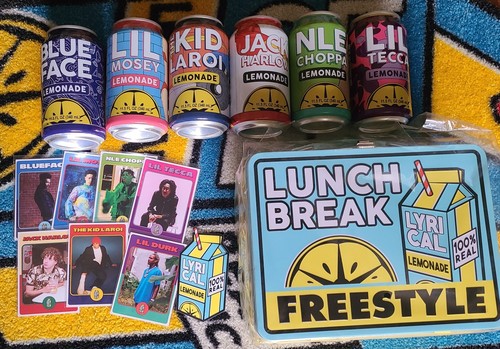 Lyrical Lemonade Lunch Box Freestyle brand new With Cards And Cans ...