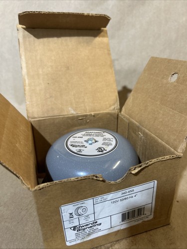 Edwards Signaling 340-4N5 Adaptabel Continuous Audible Vibrating Bell ...