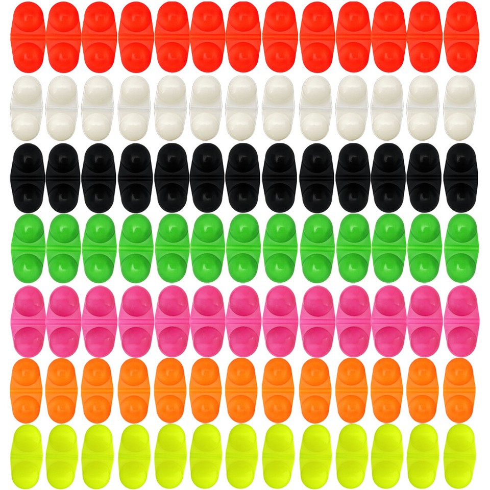 50Pcs Fishing Inline Rattles Catfish Double Rattle Beads For Stripers ...