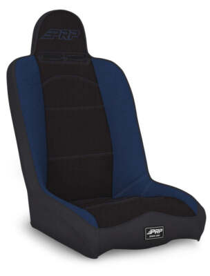 PRP Daily Driver High Back Suspension Seat (Two Neck Slots) - Black ...