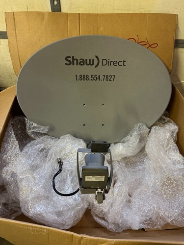 Shaw Direct 75E Satellite Dish w/ xKu Quad LNBF Star Choice Dish Quad ...