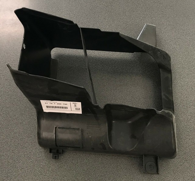 BMW F10 F11 Front Right Side Air Duct Radiator Core Oil Cooling ...