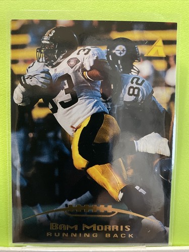 1995 Pinnacle Football Card #163 Byron Bam Morris Pittsburgh Steelers ...