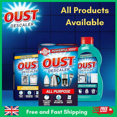Oust All Purpose Descaler Dishwasher Washing Machine Powerful Limescale ...