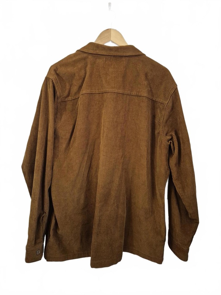 Valor Collective Mens Button Front Corduroy Jacket Shirt Pockets Color ...