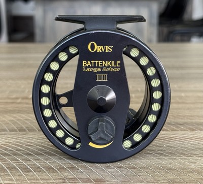Orvis Battenkill Large Arbor lll 5/7 wt Fly Reel w/Unused Orvis Fly ...