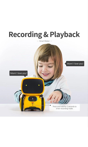 Interactive Smart Robot Toy, GILOBABY Intelligent Voice & Touch Control ...