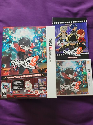 Persona Q2 Premium Edition Outer Box, Game Case, And Art Book (No Game ...