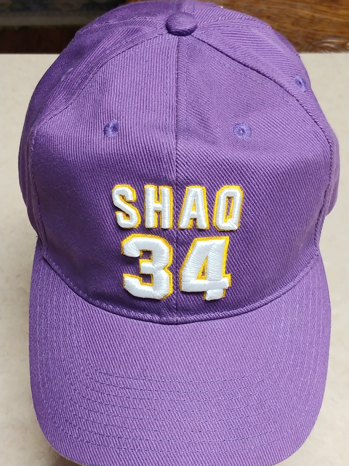 Vintage 2001 Shaquille O'Neill SHAQ 34 Lakers NBA Elevation Hat Cap Los ...