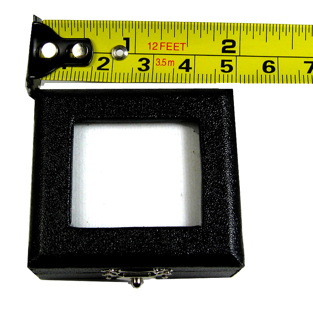 TOP GRADE GLASS DISPLAY BOX SHOW JEWELRY JAR GEMS DIAMOND COIN 5x5 CM ...