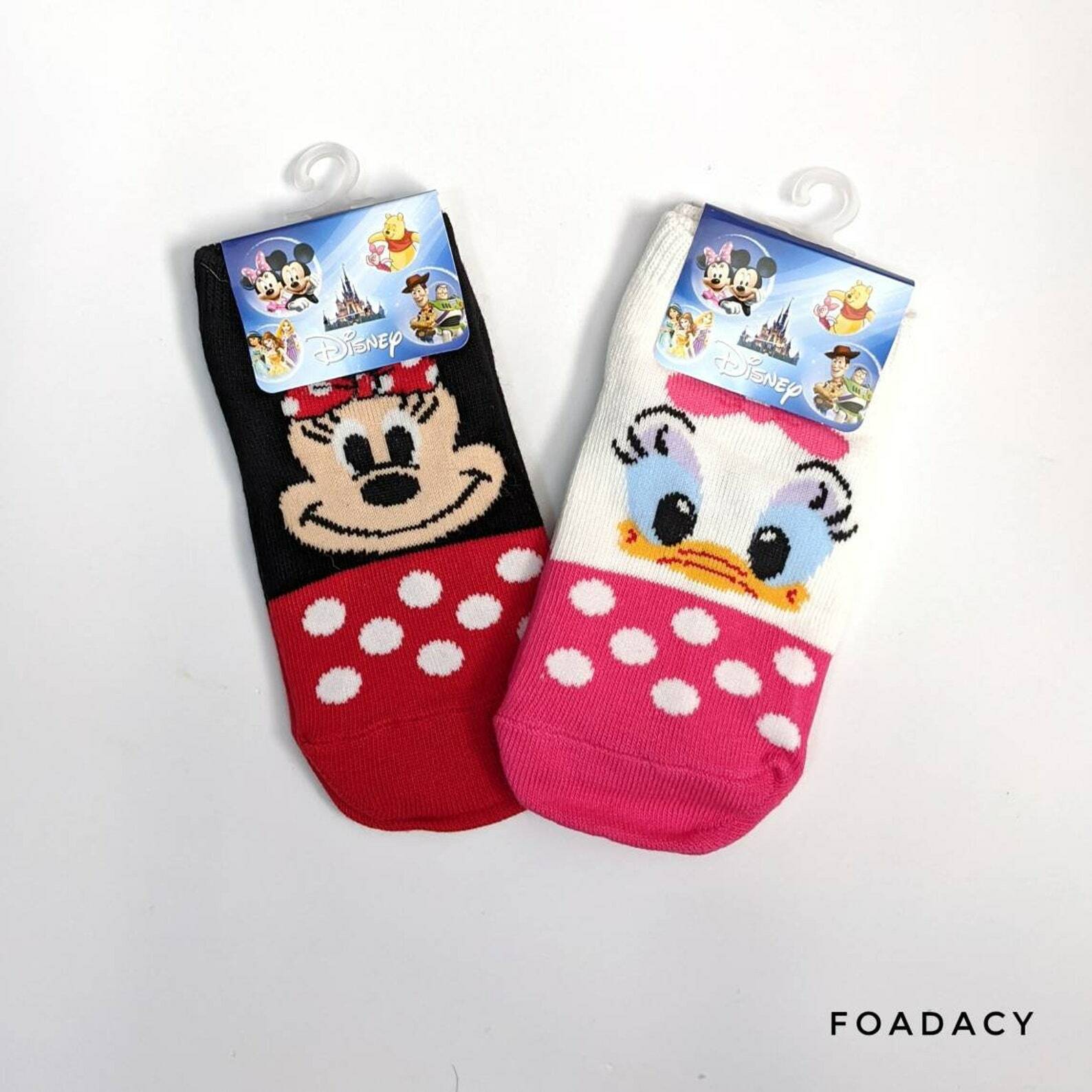 Disney Minnie Mouse and Daisy duck kids socks ankle sock (3 - 5 years ...