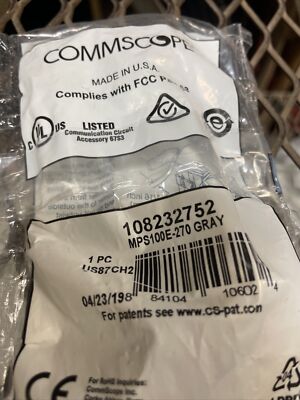 Systimax Jack MPS100E-270 Gray | eBay