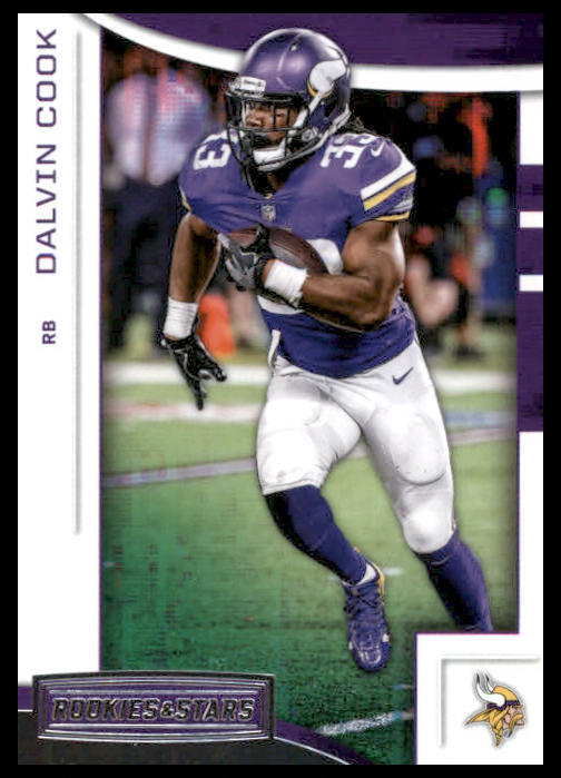2018 Panini Rookies & Stars #62 Dalvin Cook Minnesota Vikings Football ...