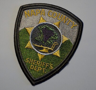 Napa County California Sheriff's Dept. Subdued OD Letters Dyed Patch ...