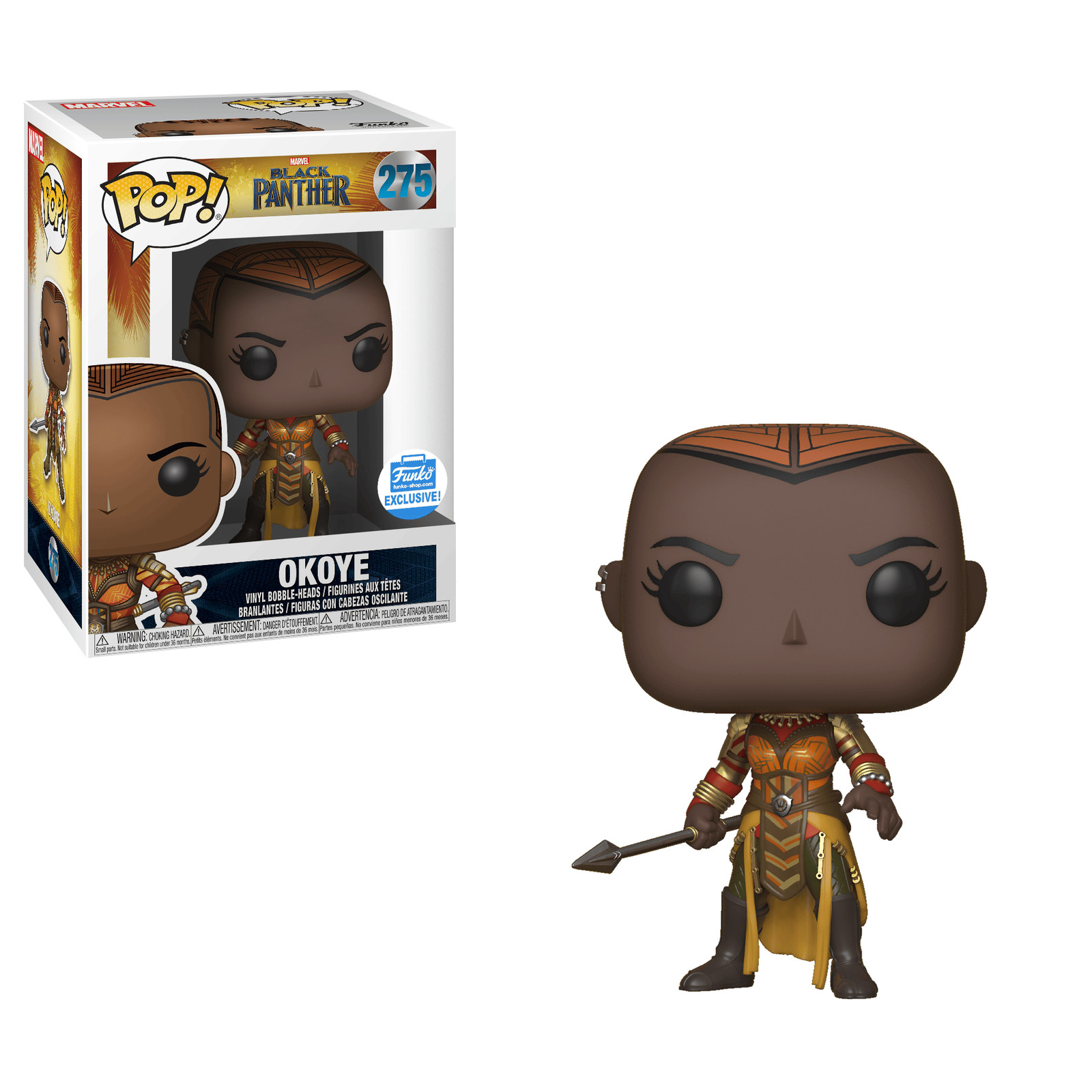 Funko Pop! Vinyl: Marvel - Okoye - Funko (Exclusive) #275 for sale ...