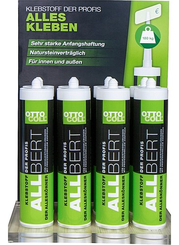 1K Hybrid-Polymer Montage Klebstoff OTTOCOLL® ALLBERT Alleskönner weiss ...