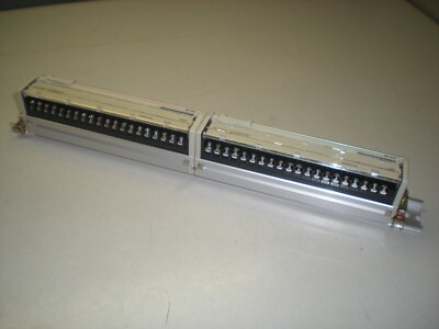 SUNX SL-TB16 (In) and SL-TBP16 (Out) S-Link Terminal Strips w/Covers on ...