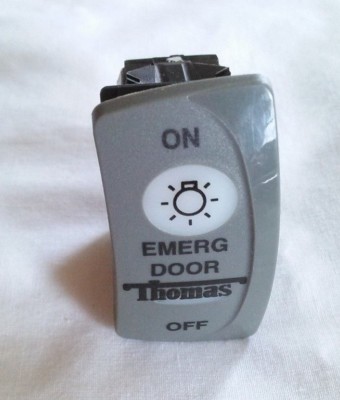Thomas Built Buses TBB52003184 EMERGENCY DOOR Curved Rocker Switch On ...