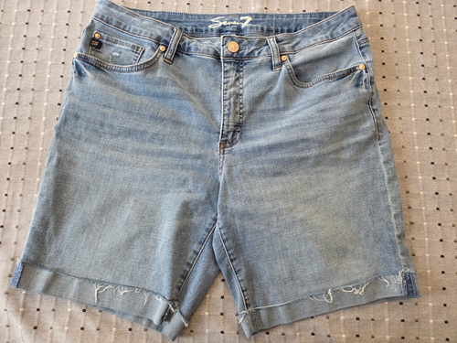 Womens Seven 7 Denim shorts size 12 | eBay