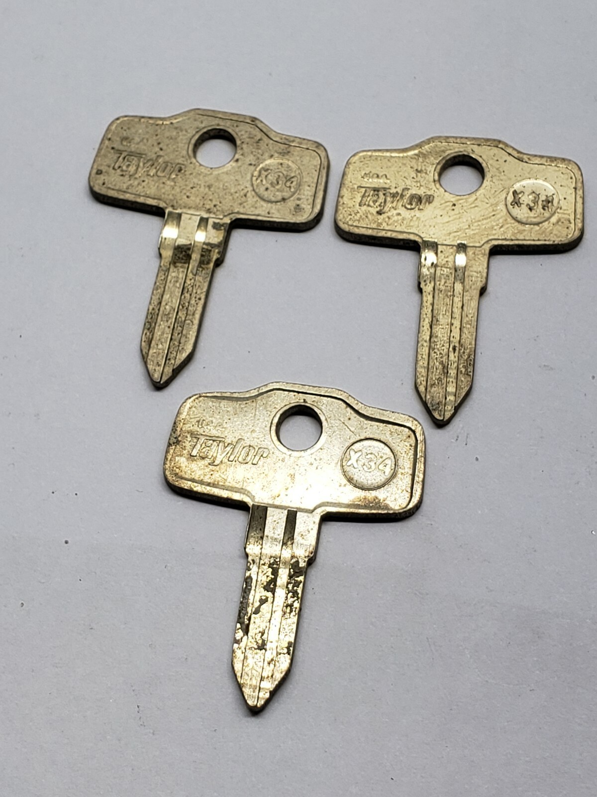 Taylor brand key blanks, set of 3, # x34, locksmith | eBay