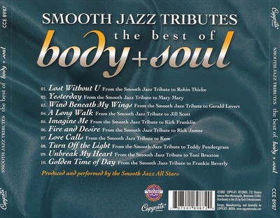 THE SMOOTH JAZZ ALL STARS - SMOOTH JAZZ TRIBUTES: THE BEST OF BODY ...