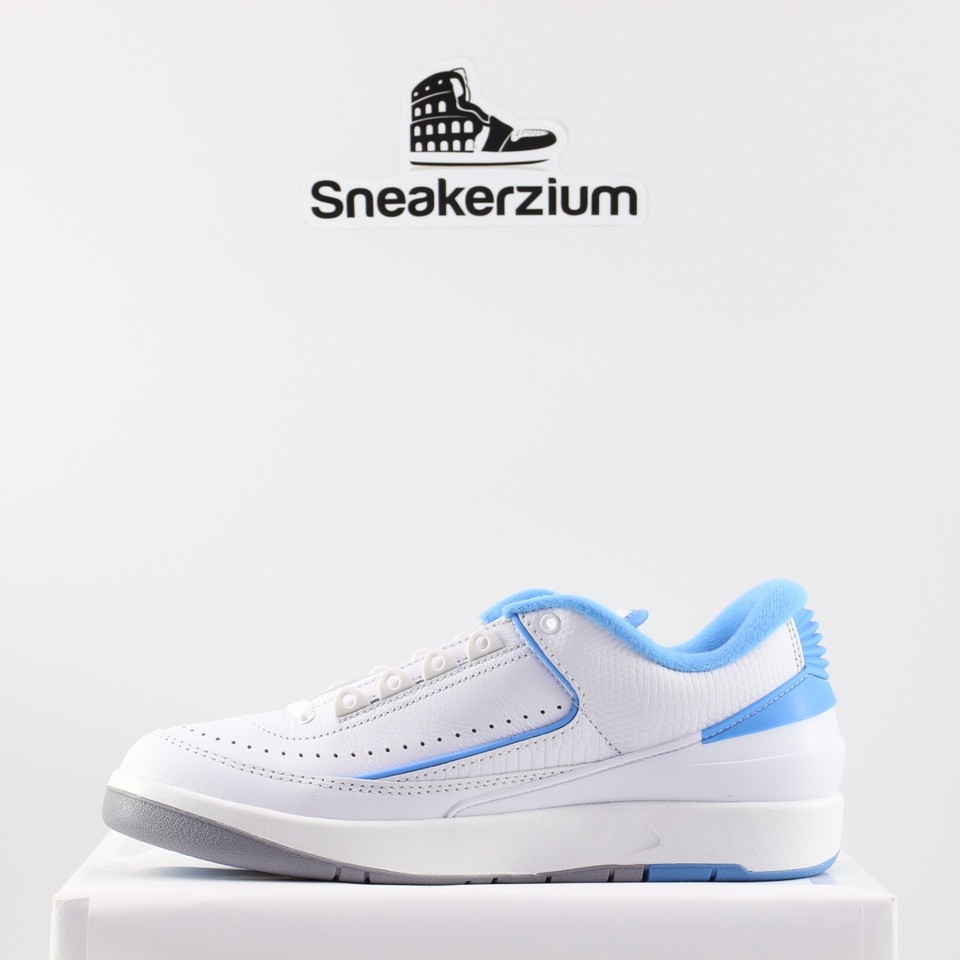 Nike Air Jordan 2 Retro Low UNC University Blue White DV9956-104 Men's ...