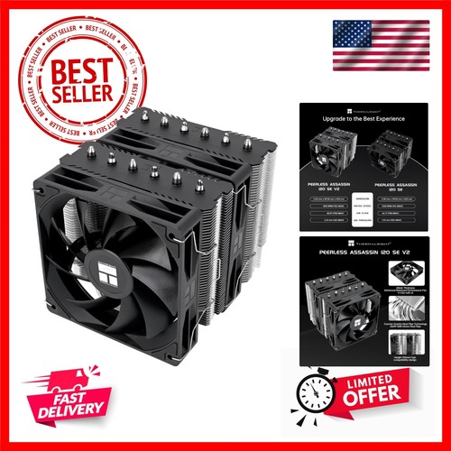 Peerless Assassin 120 SE V2 CPU Air Cooler - 6 Heat Pipes AGHP GEN 5.0 ...