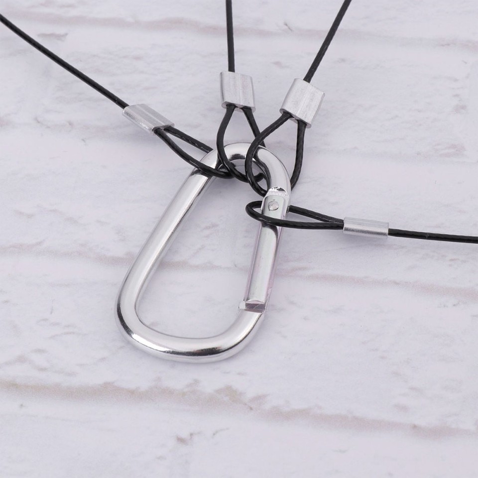 4 Pcs Wire Light Hangers Steel for Hanging Baskets Plant Grow Rope | eBay