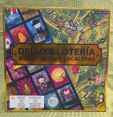 Deluxe Loteria & Serpientes Y Escaleras Traditional Mexican Board Full ...