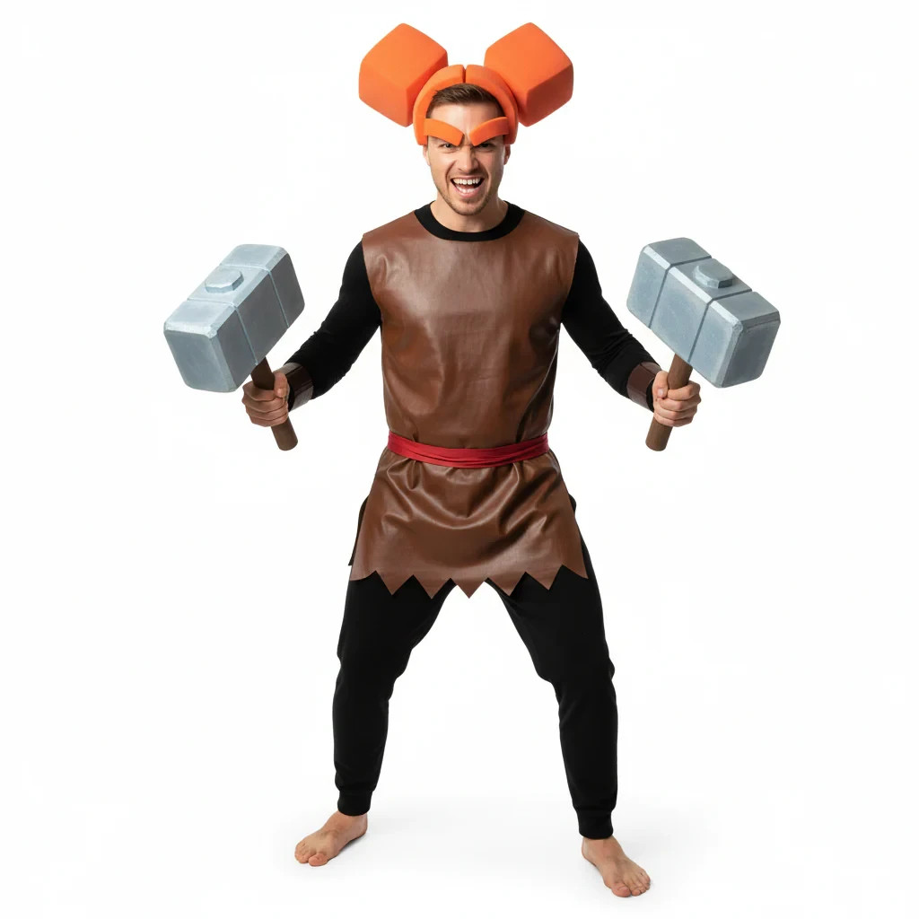 👑⚔️💥 Clash Royale Costume - Beserker 👑⚔️💥 [HALLOWEEN COSTUME] size ...