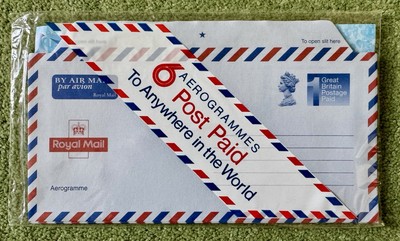 Unopened Pack of 6x Royal Mail Aerogrammes (Air Letters) - 1996 | eBay