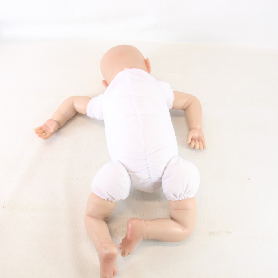 REBORN DOLL Unbranded Doll Soft Cloth Body w/ Vinyl Limbs No Hair ...