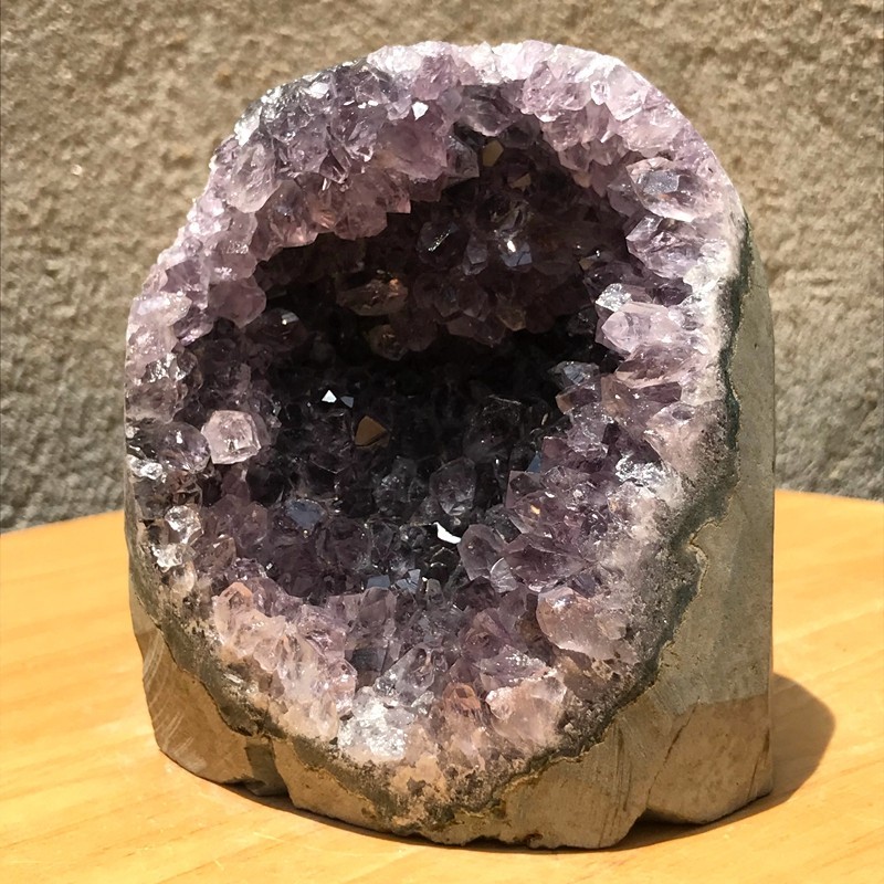 730G Rare Amethyst Geode Crystal Mineral Specimen Freeform Energy ...
