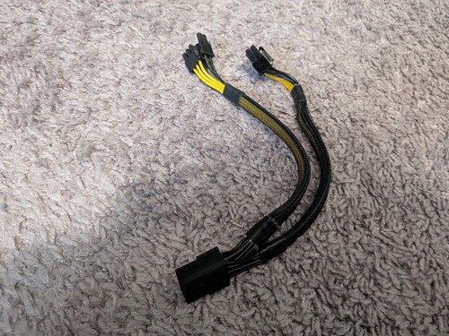 8 Pin to Dual 8 Pin(6+2) Pcie Splitter, 8 Pin GPU Power Cable PCI ...