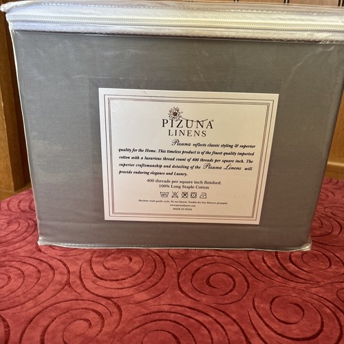 Pizuna Cotton Full/queen Sheet Set Light White, 400 Thread Count 100% ...