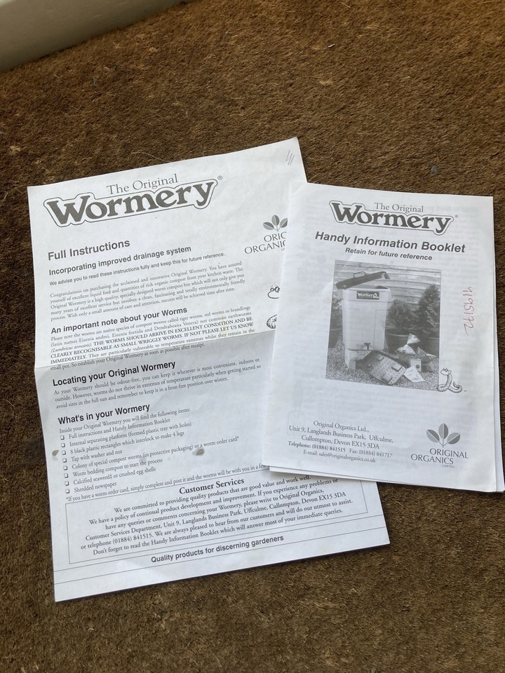 Original Wormery Composter Includes stand | eBay UK