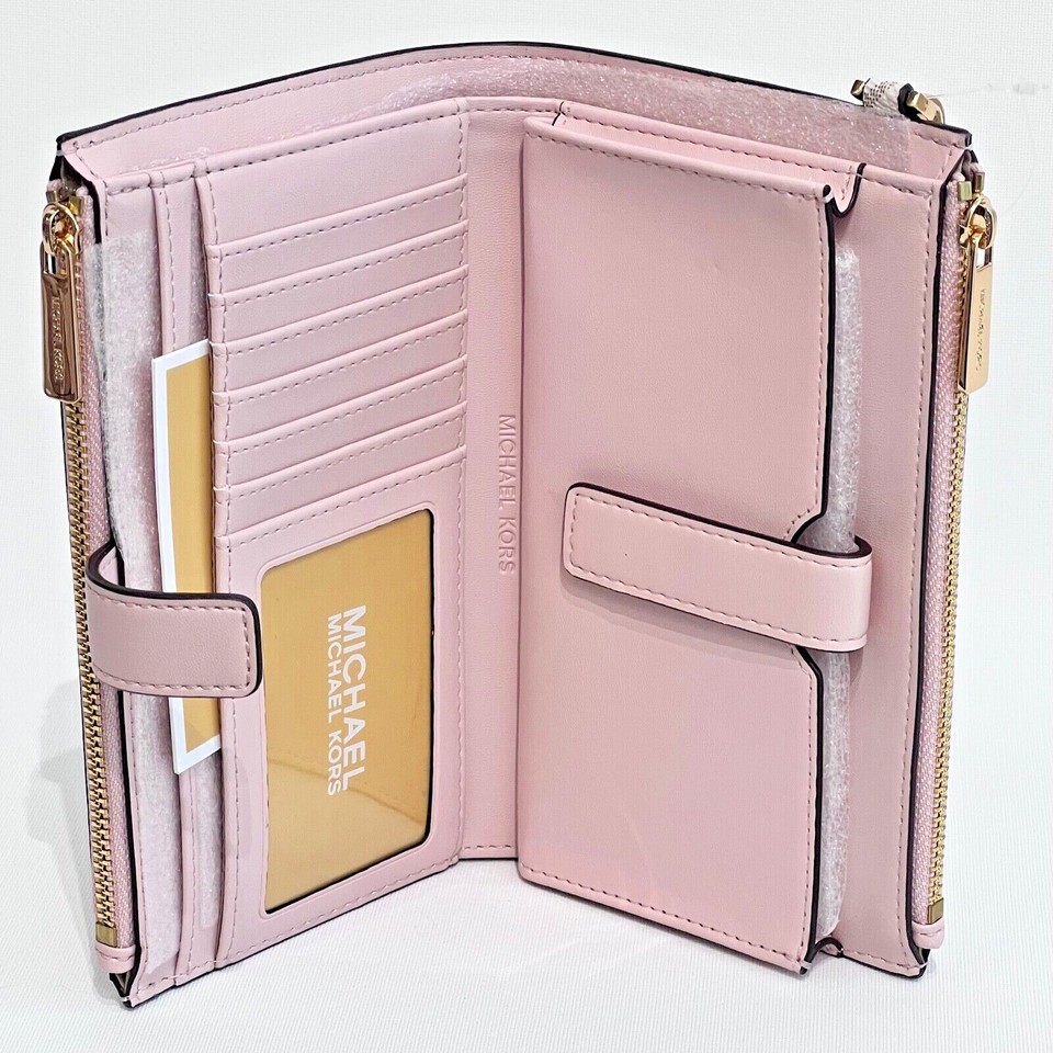 Michael Kors Jet Set Carryall Tote XS Vanilla Powder Blush Bag + Wallet Set 193599759388| eBay