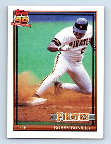 1991 Topps Bobby Bonilla Pittsburgh Pirates #750 | eBay