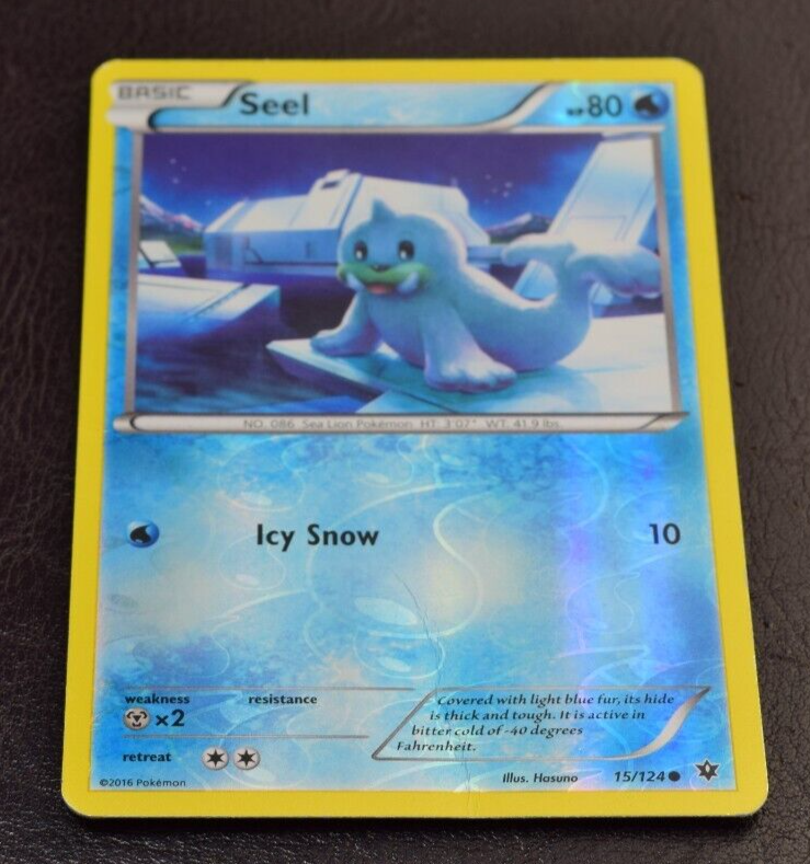 Pokémon TCG Fates Collide Seel Reverse Holo Common 15/124 P/HP | eBay