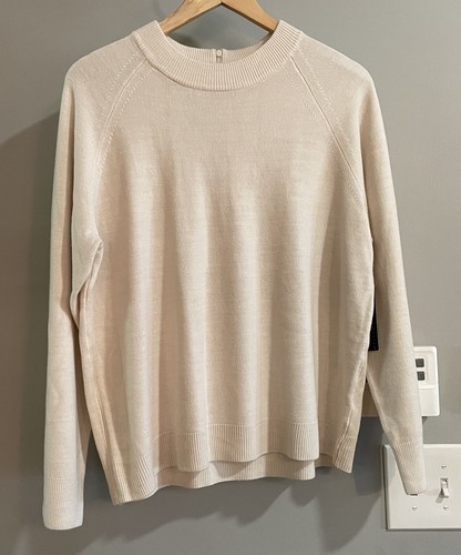 Debbie Morgan Sweater Raglan Mock Neck Pullover Soft Acrylic Womens XL ...