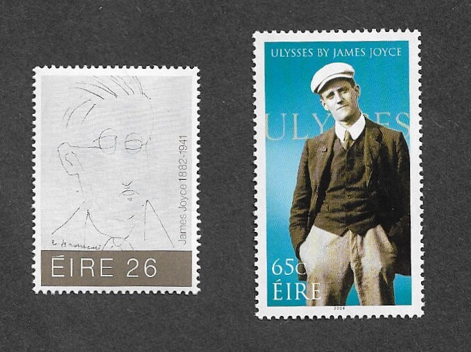 Ireland-James Joyce literature Ulysses mnh singles 2004 + 1982 | eBay UK