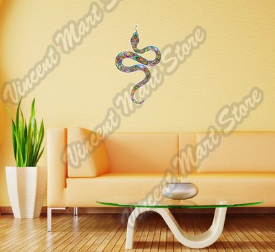 Snake Reptile Mamba Venom Colorful Wall Sticker Room Interior Decor 20 ...